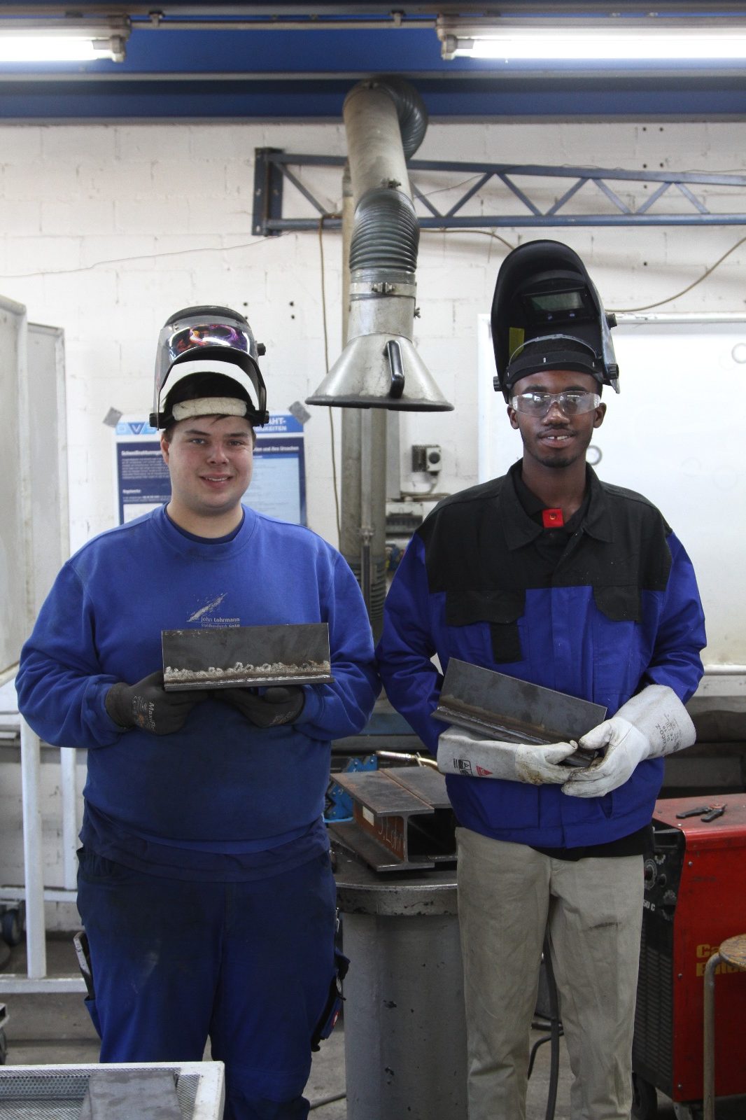 Schweißer Christopher Appiah aus Ghana startet für Deutschland bei den ...